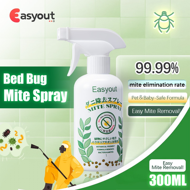 Easyout Bed Bugs Killer Mite Spray Insecticide Tick and Flea Remover ...