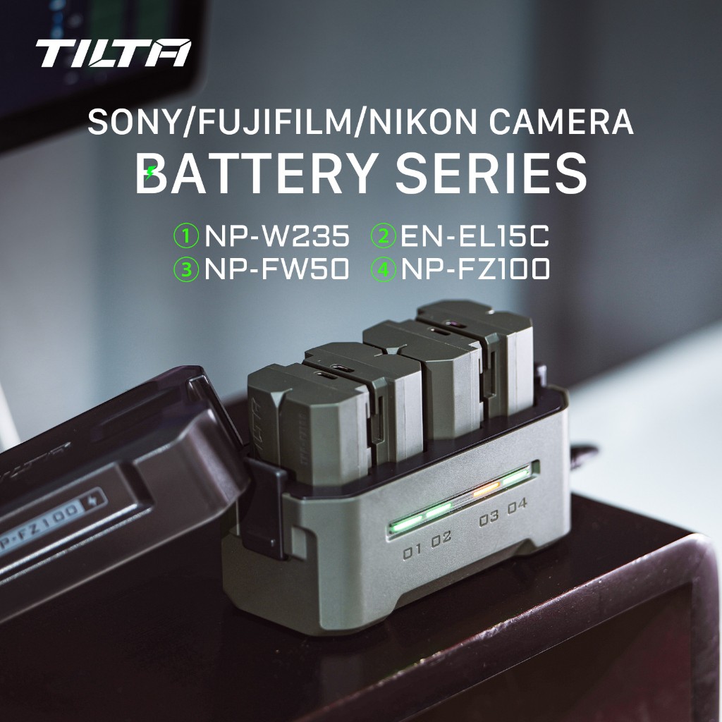 TILTA Camera Battery NP-FZ100 / NP-W235 / DMW-BLK22 / EN-EL15 / LP-E6 ...