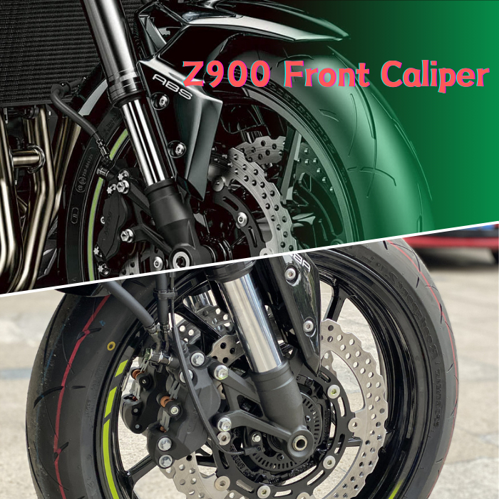 RTAMO Titanium Gr5 Z900 Front Brake Disc Nissin 4P Kawasaki Z900 ...