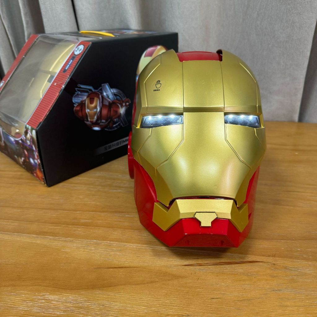 Glowing Iron Man Touch Opening Closing Helmet Jarvis Wearable ...