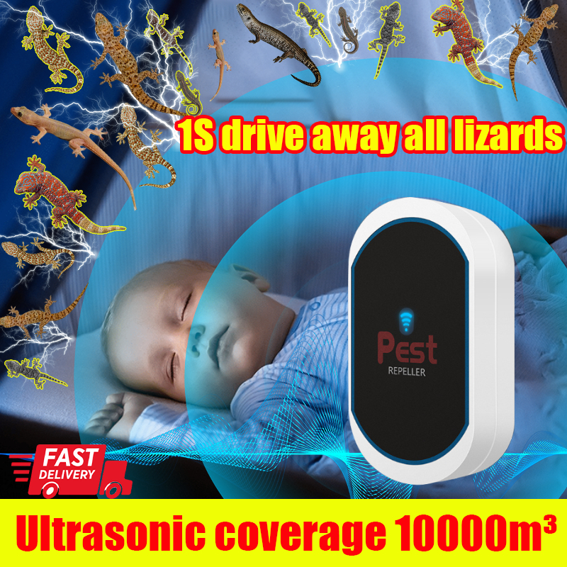 1S drive away all gecko lizard repellent ultrasonic UK plug Automatic ...