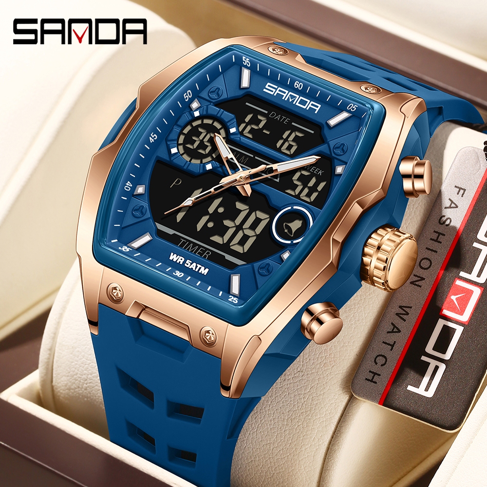 SANDA Brand-New 6235 Men's Electronic Watch Outdoor Sports ...