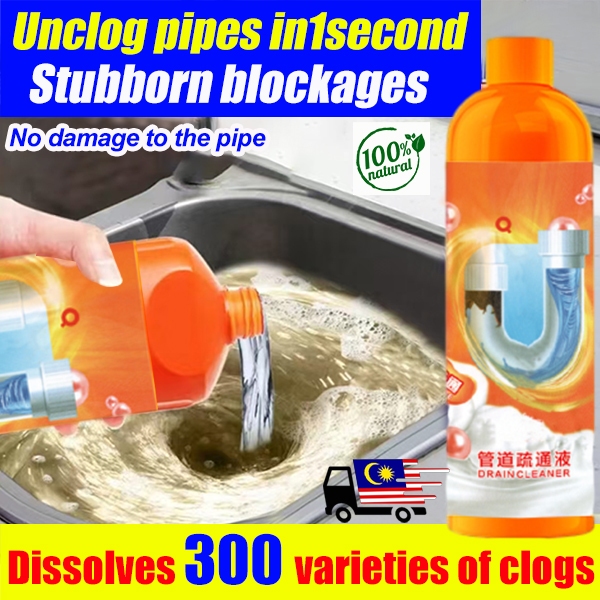 Drain Clog Remover 管道疏通剂 Paip Tersumbat Powerful Dissolution Kitchen ...