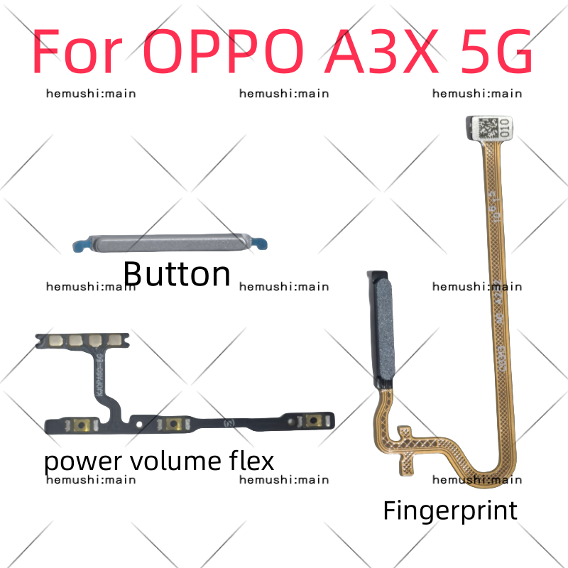 For OPPO A3X 5G Back Home Button Fingerprint Scanner Sensor Return Key ...