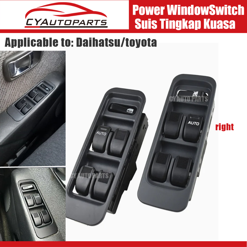 For Daihatsu Toyota RHD Power Window Switch Main Control Main Switch ...