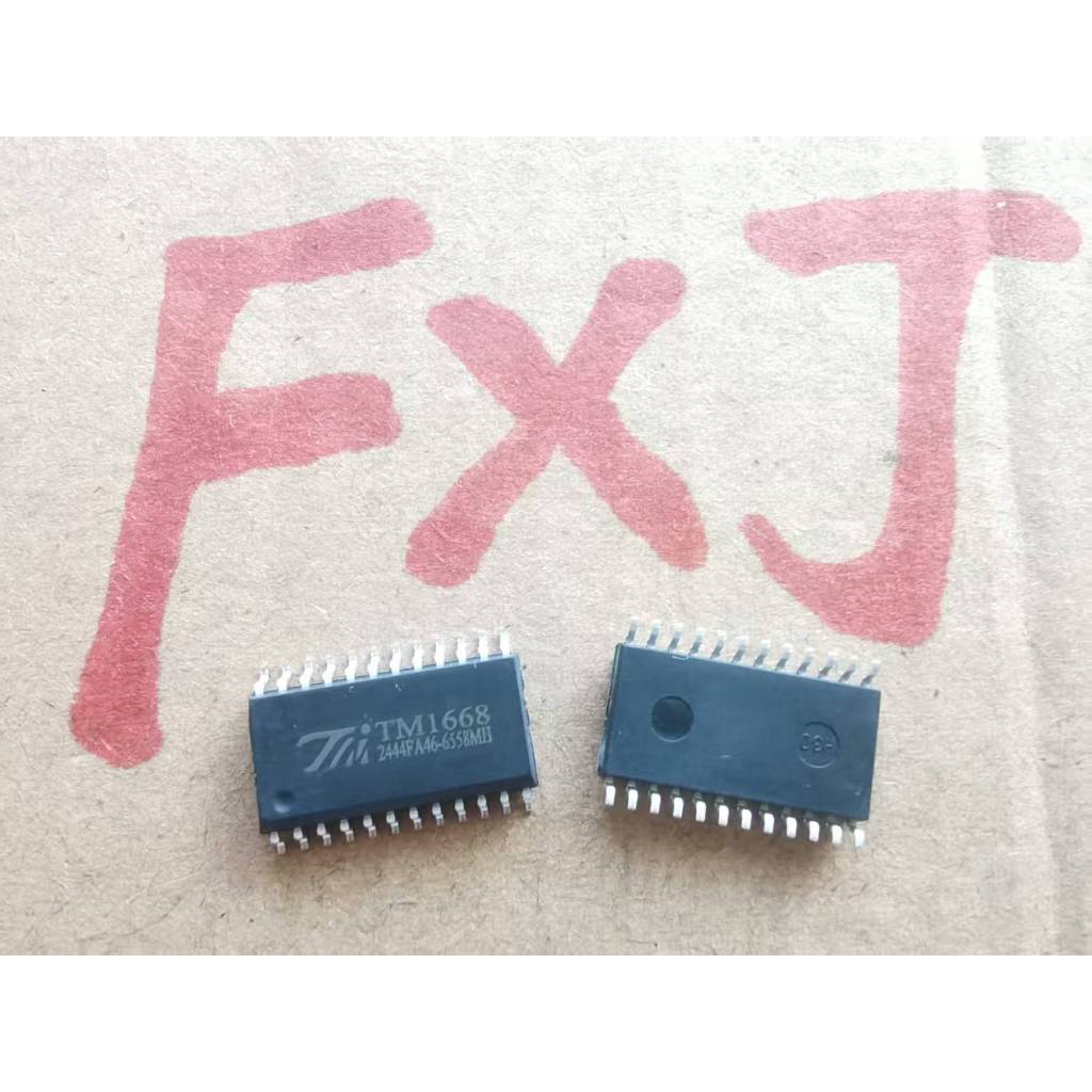 ((10 Pcs) Original Genuine Patch TM1668 SOP-24 Luminous Diode Display ...
