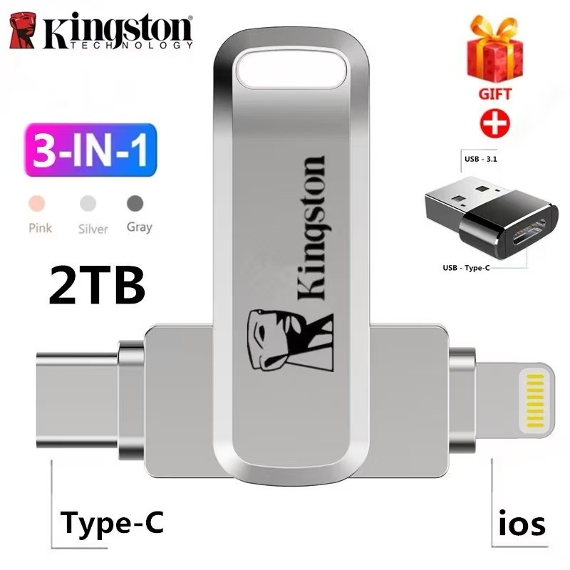 Kingston U Disk Type-C Interface Adapter Flash Drive Mini Dual Hard ...
