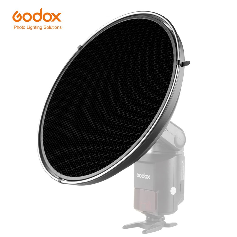 Godox AD-S3 Beauty Dish Reflector with Honeycomb Cover for Godox ...