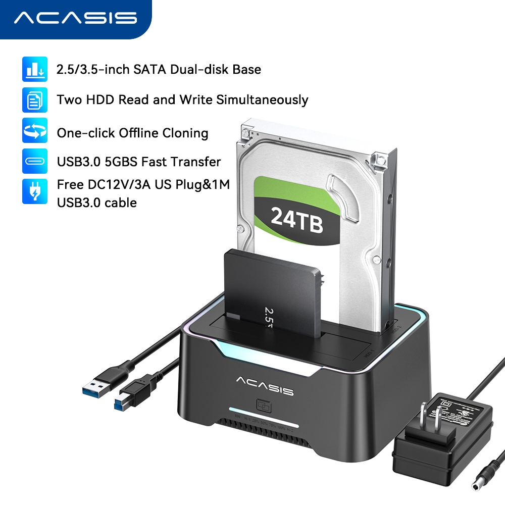 ACASIS hard disk base 2.5/3.5-inch laptop desktop SATA serial port SSD ...