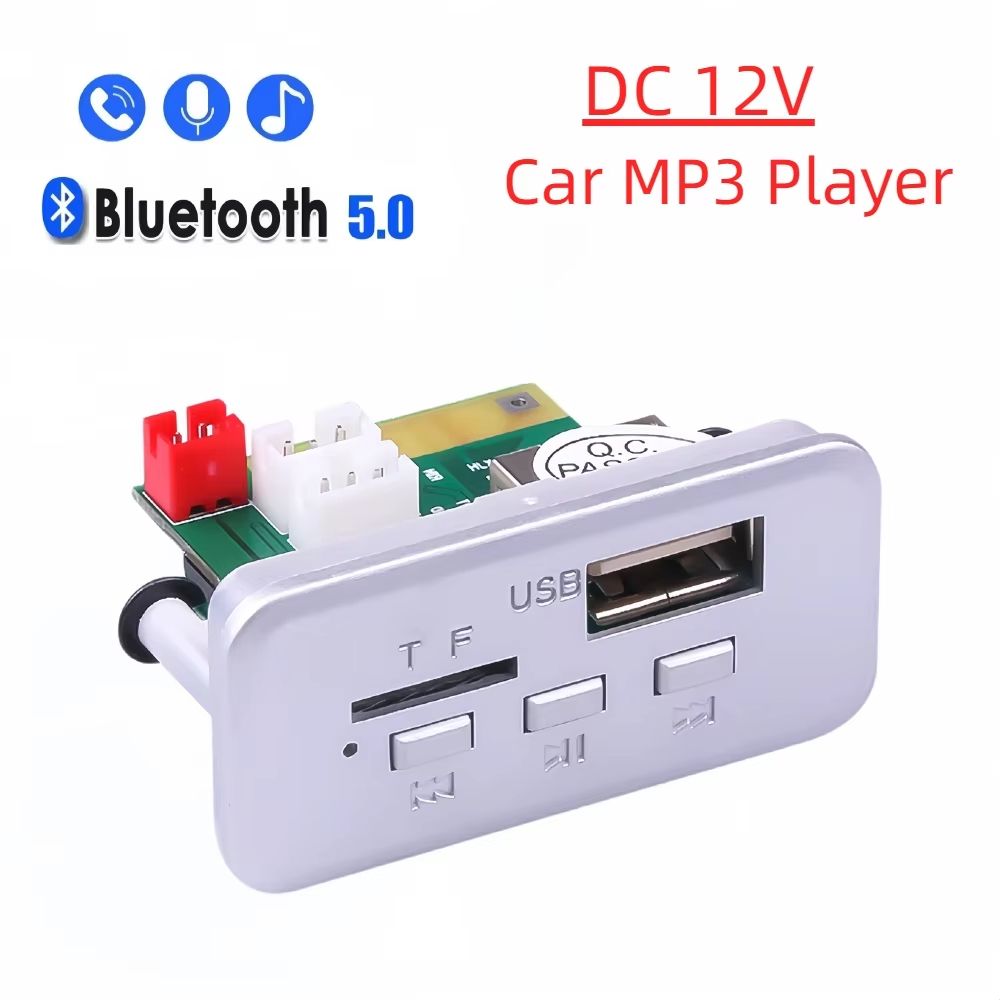 Bluetooth 5.0 MP3 Decoder Board DC 12V Car Audio FM Radio Module ...