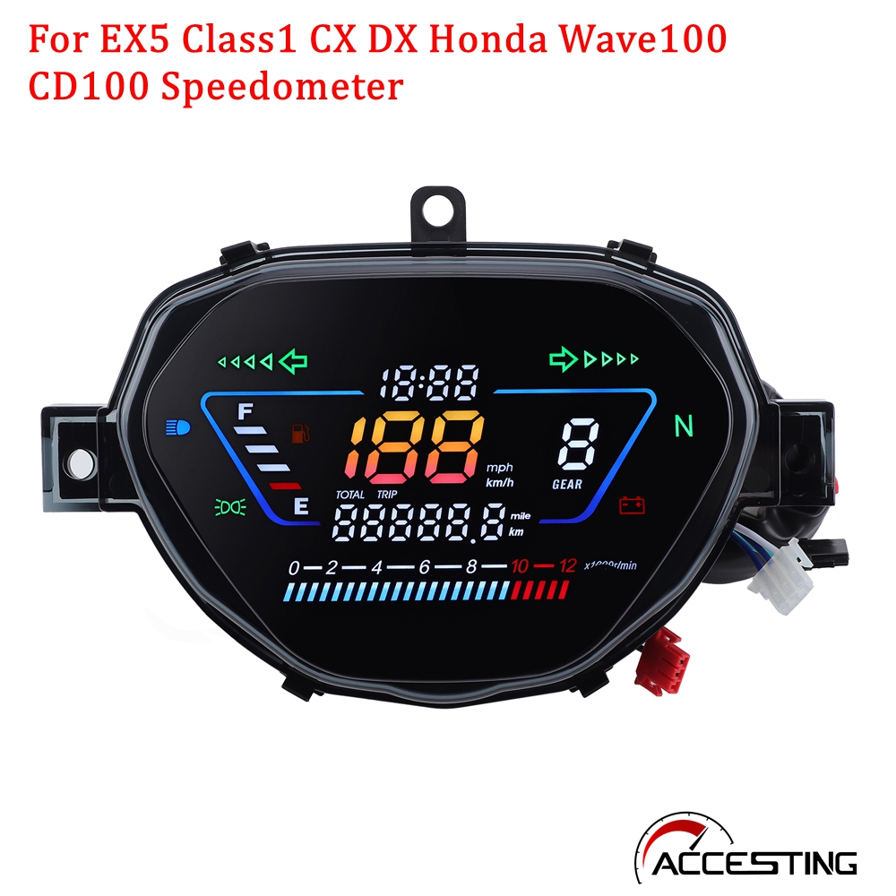 Digital Motorcycle Dashboard Speedometer Odometer Tachometer For EX5 ...