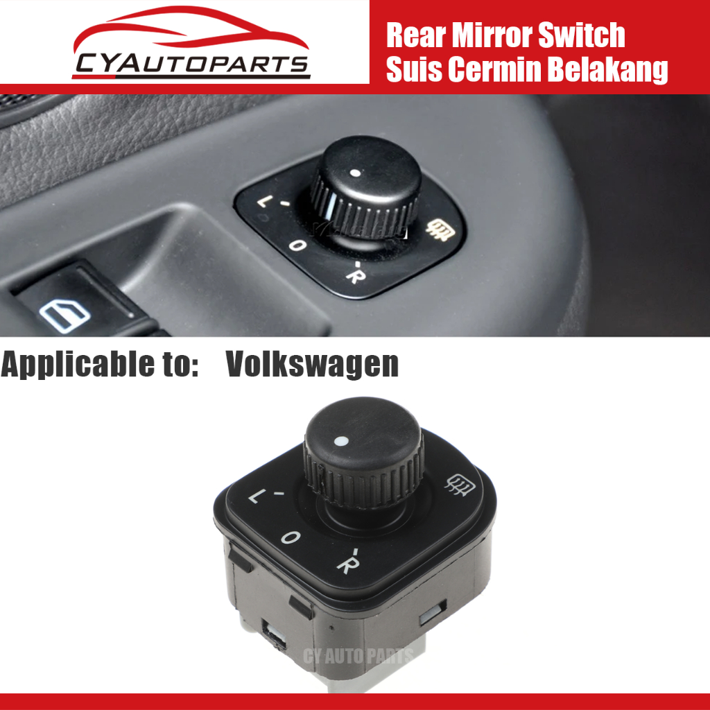 Rearview Mirror Control Switch Car For Volkswagen VW Jetta MK 5 Golf ...