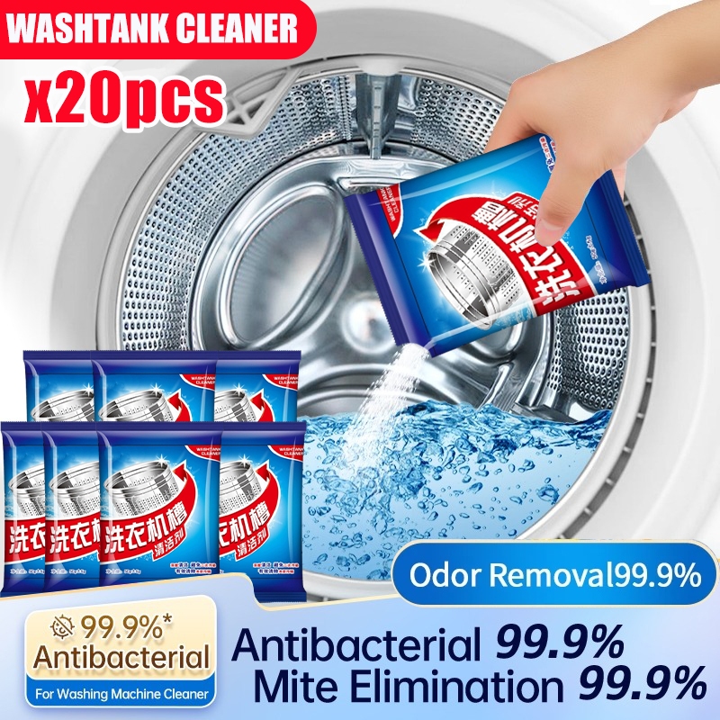 WASHTANK CLEANER Washing Machine Cleaner 50g/20bag Say Goodbye to Dirt ...