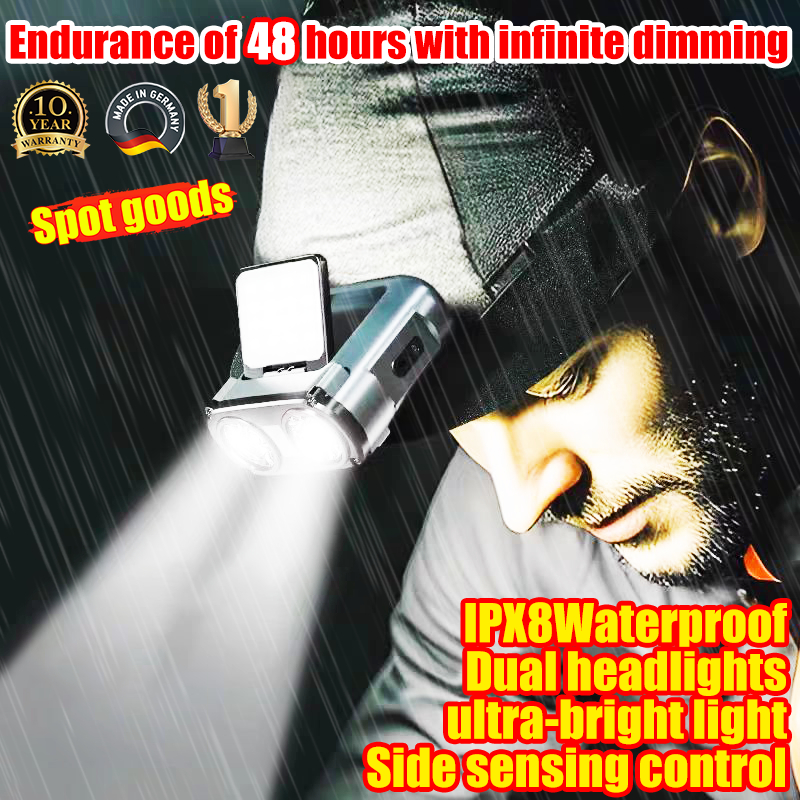Long distance: 1000000m OWL Headlamp Rechargeable Head Lamp 900LM Super ...