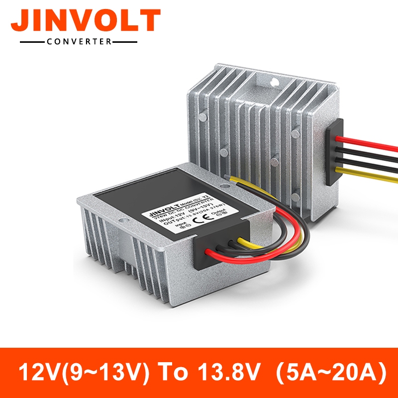 12V to 13.8V 5A/10A/15A/20A DC-DC Converter, 9V-13V Input, 13.8V 69W/130W/207W/276W Output ...