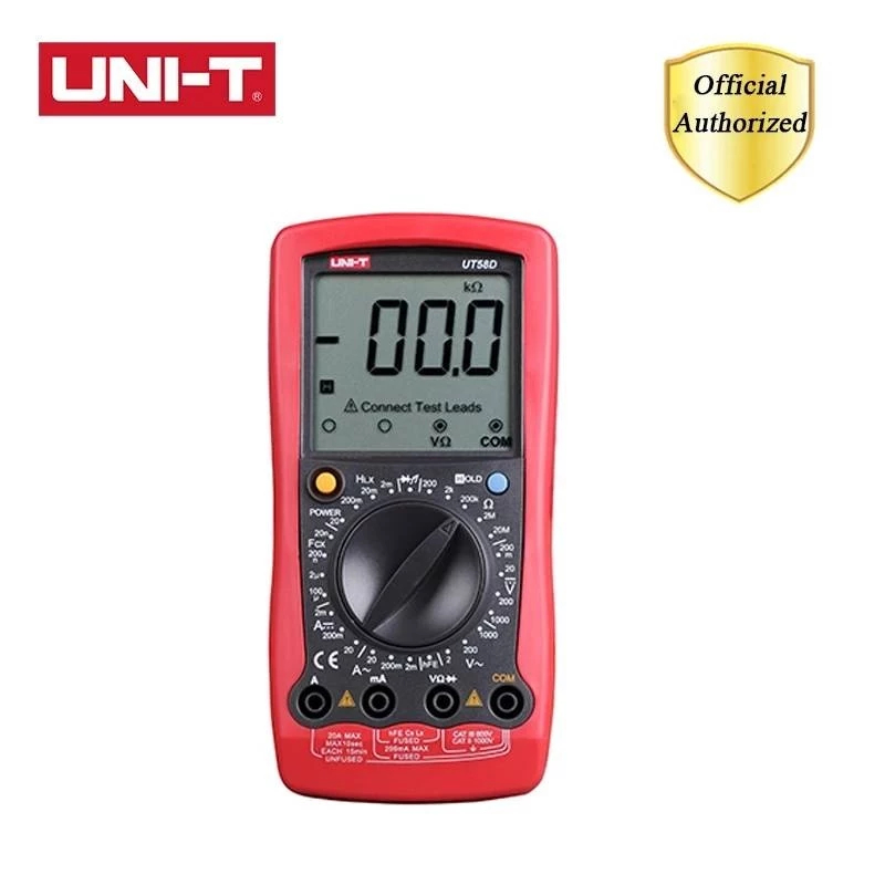 UNI-T UT58A UT58B UT58C UT58D UT58E LCD Digital Multimeter Volt Amp Ohm ...