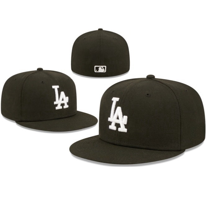 Classic MLB Los Angeles Dodgers Fitted Hat Men Women 59FIFTY Cap Full ...