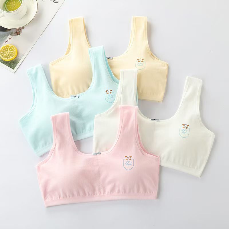 Girls' Bra, Cotton Material, Anti-bulging Design, Cute Little Vest ...