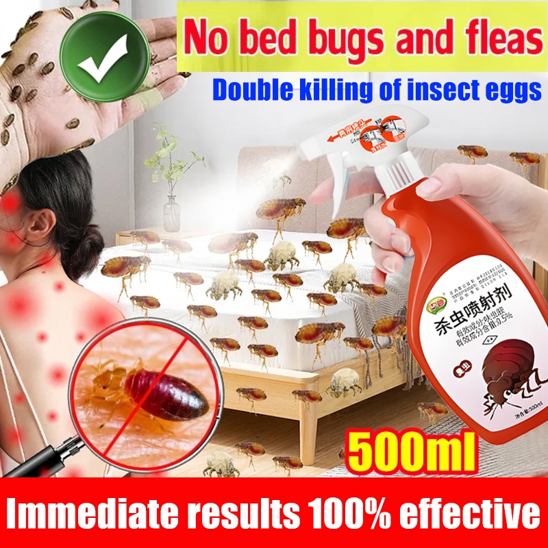 【100% effective】bed bug spray killer bed bug killer dust mite spray ...