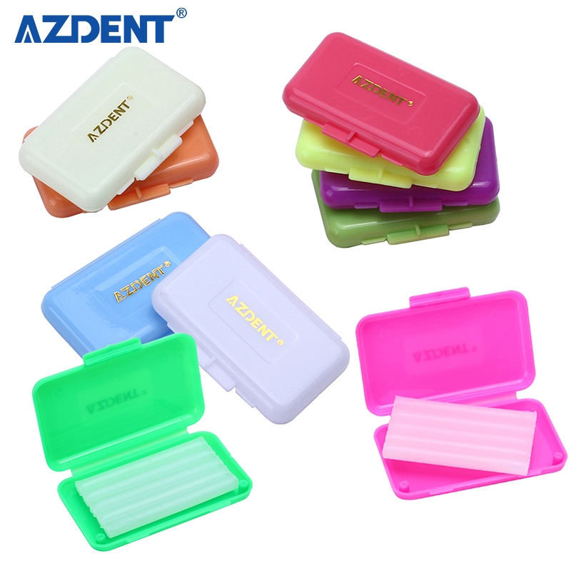 AZDENT 10 Pack Clear Braces Wax for Teeth Dental Wearer Orthodontic ...