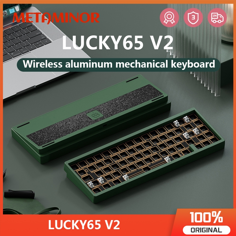 WEIKAV Lucky65 V2 Aluminum Wireless Mechanical Keyboard Barebone 65% ...