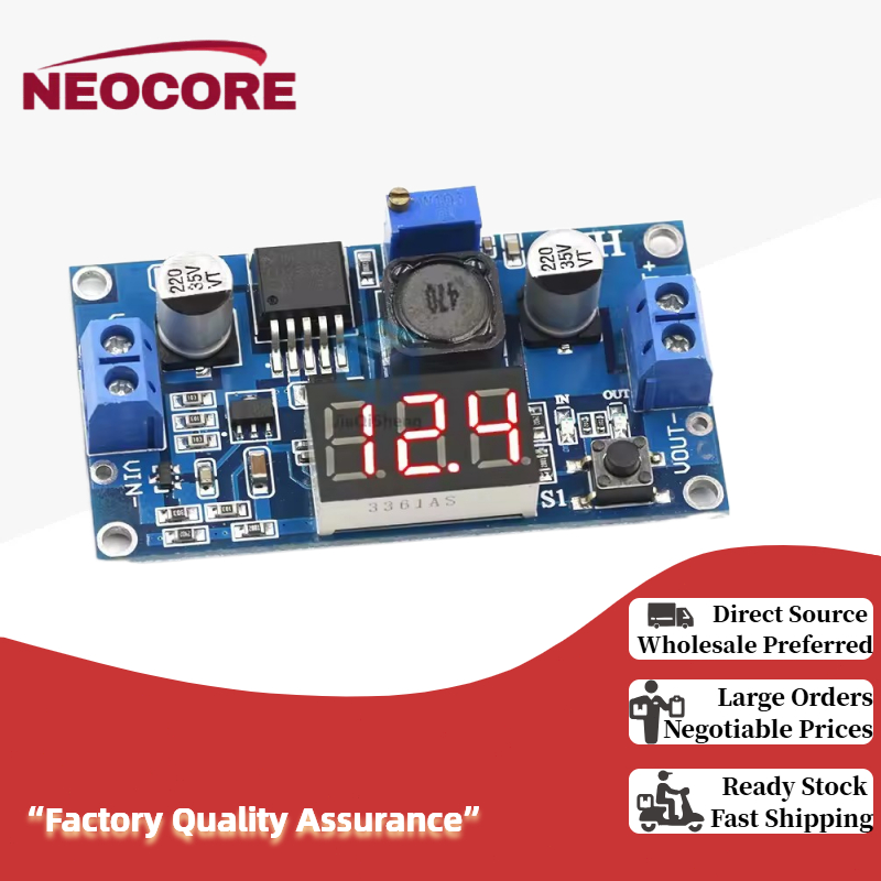 LM2596 DC DC Step Down Converter Voltage Regulator LED Display Voltmeter 4.0~40 to 1.3-37V Buck ...