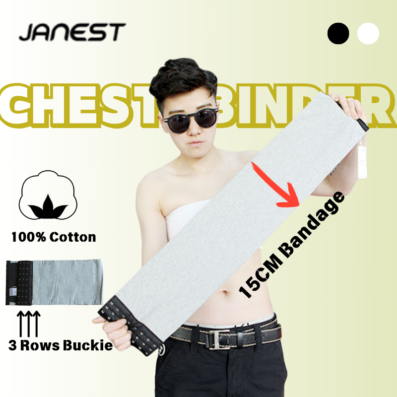 Corset Breast Binder Bandage Tight Tops Shaper Vest Straps Buckle ...