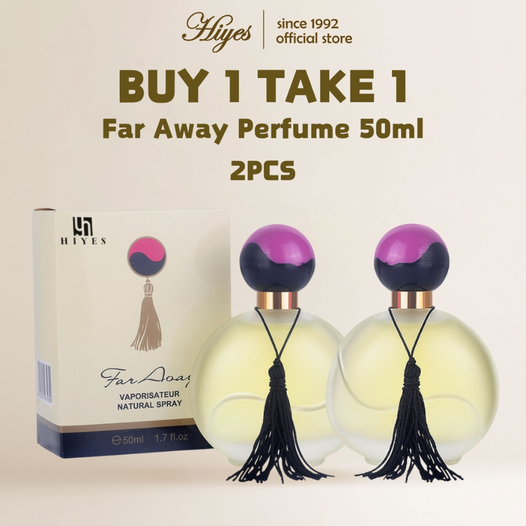 HIYES【Buy 1 Take 1】Singapore perfume Far away for women 50ml Far Away ...