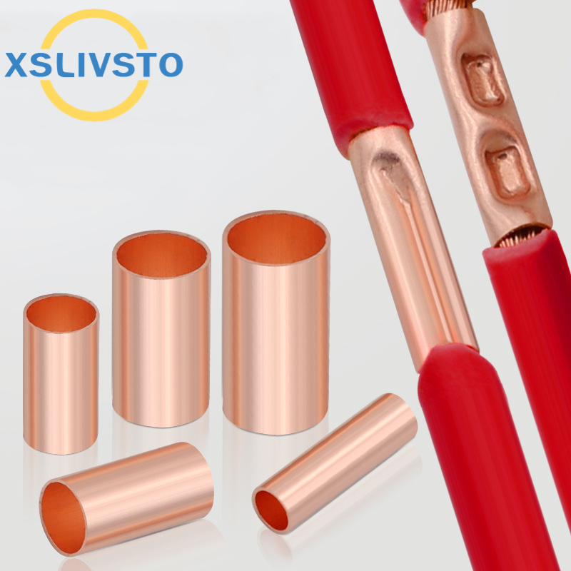 10 pcs GT Copper Penyambung Wayar Sambungan Tube Kabel Connector ...