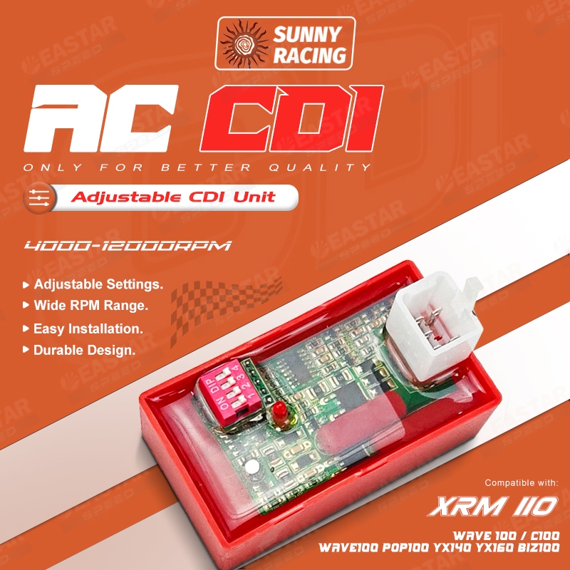 5 Pins Lgnition adjustable AC CDI Box with DIP Switch Speed Limit ...