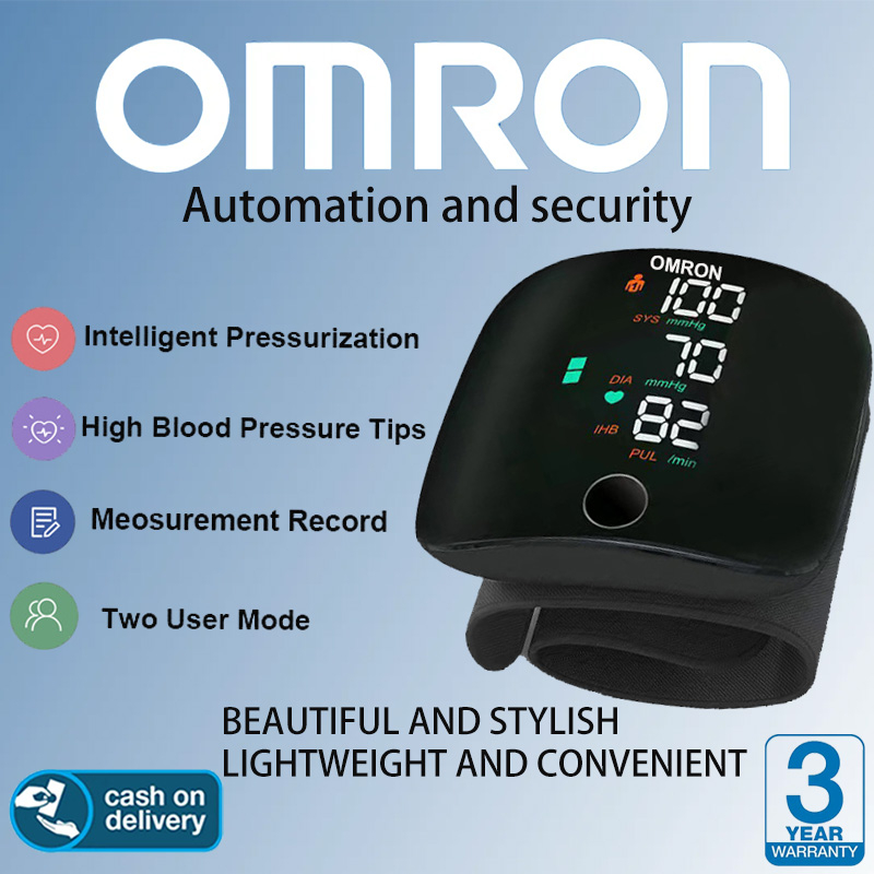 Omron Wrist Blood Pressure Monitor Rechargeable Automatic ...