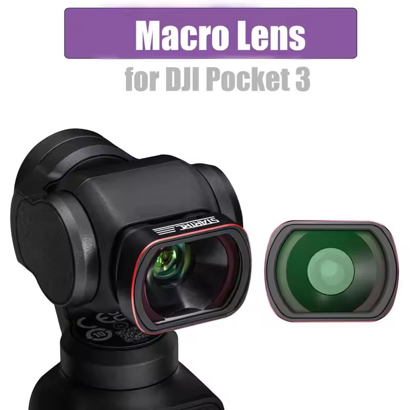 For DJI Osmo Pocket 3 Macro Lens, 10X Ultra Clear Macro Lens Filter ...