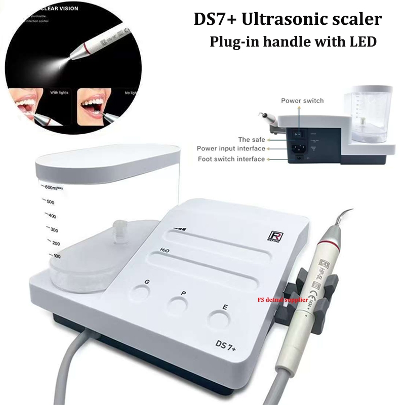Dental scaler Refine DS7+ ultrasonic scaler MaxPiezo7+ Oral scalers LED ...