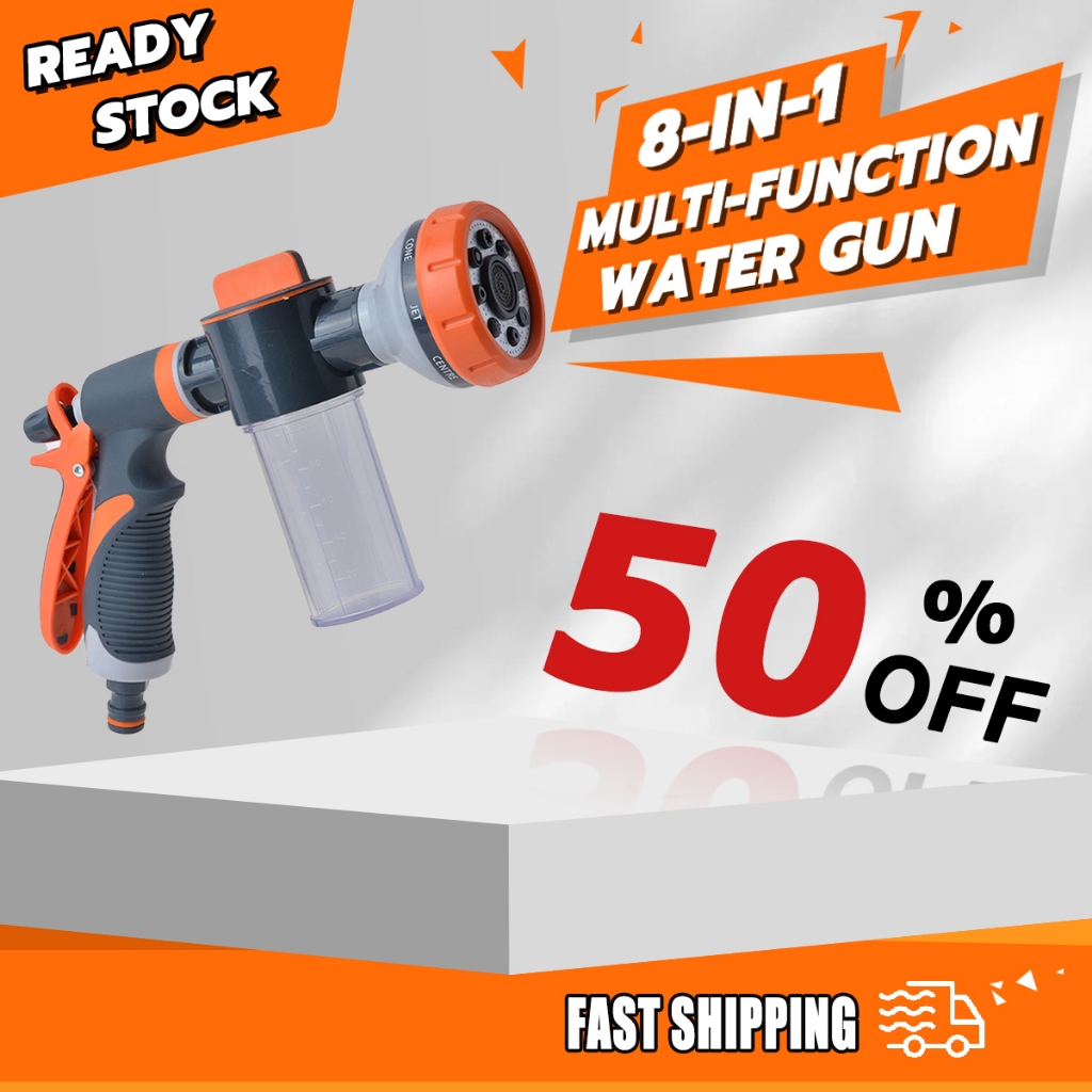 gun water jet nozzle sprayer Car Wash Water Gun Nozzle Sprayer Garden ...