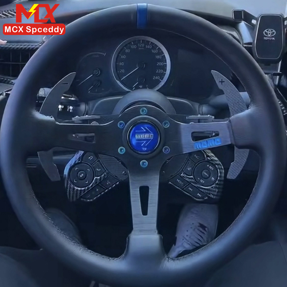 Racing Steering Wheel Magnetic Shift Paddles Cruise Button And Radio ...