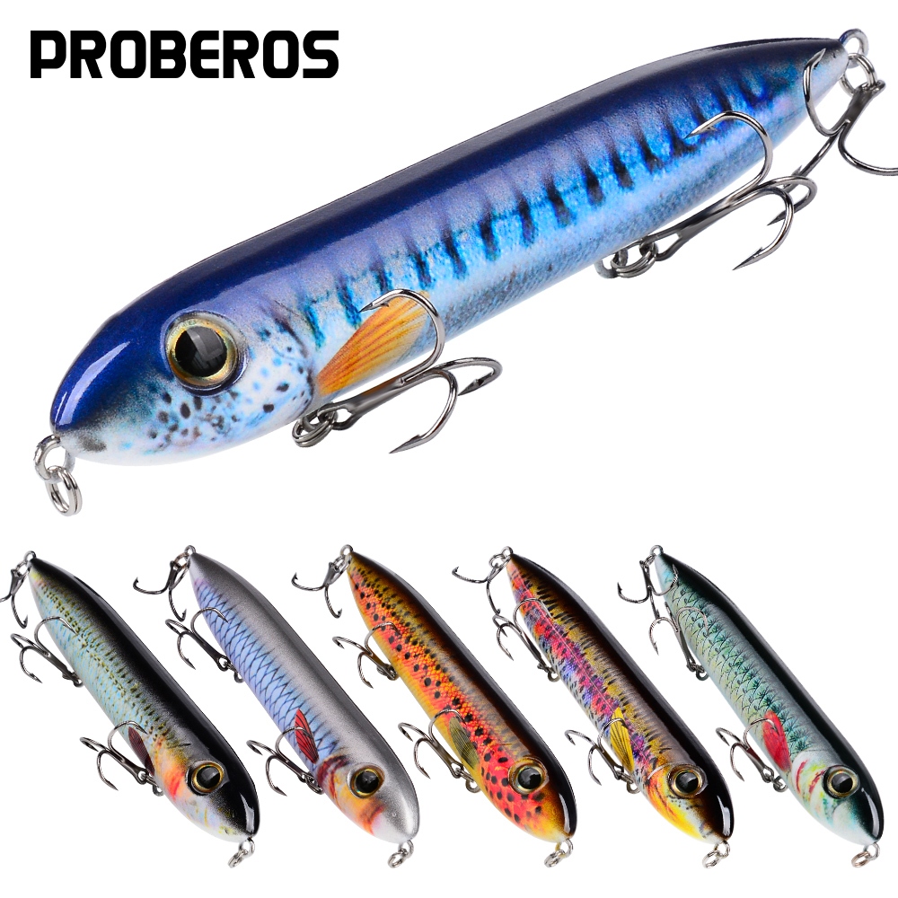 PROBEROS Catfish floats bait , Hard Bait with Treble Hooks, Walk-The ...
