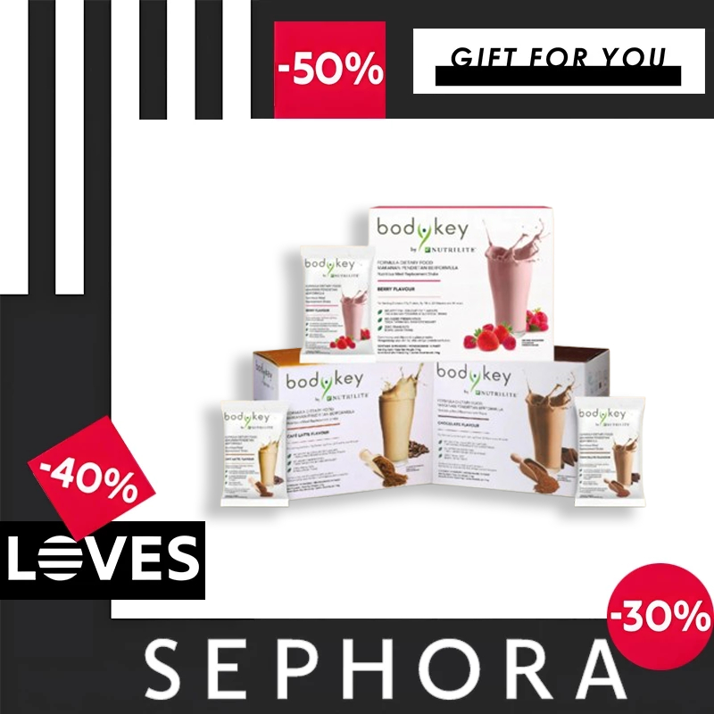 【Buy 3 get 1 free】BodyKey by Nutrilite Meal Replacement Shake （Berry ...