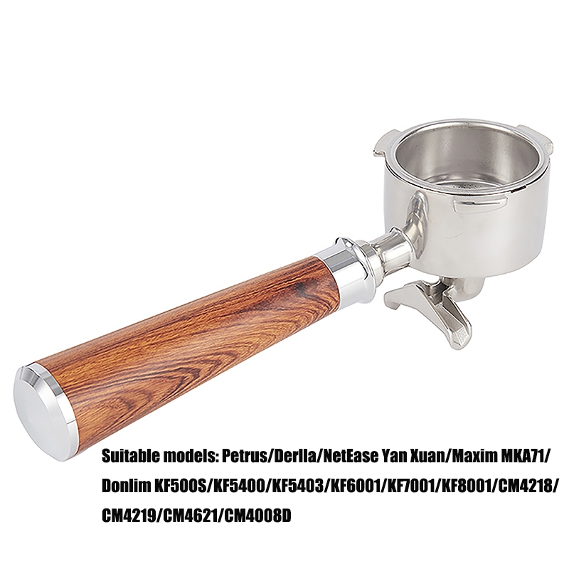 51mm Double Spouts Espresso Coffee Portafilter Compatiable With Petrus ...