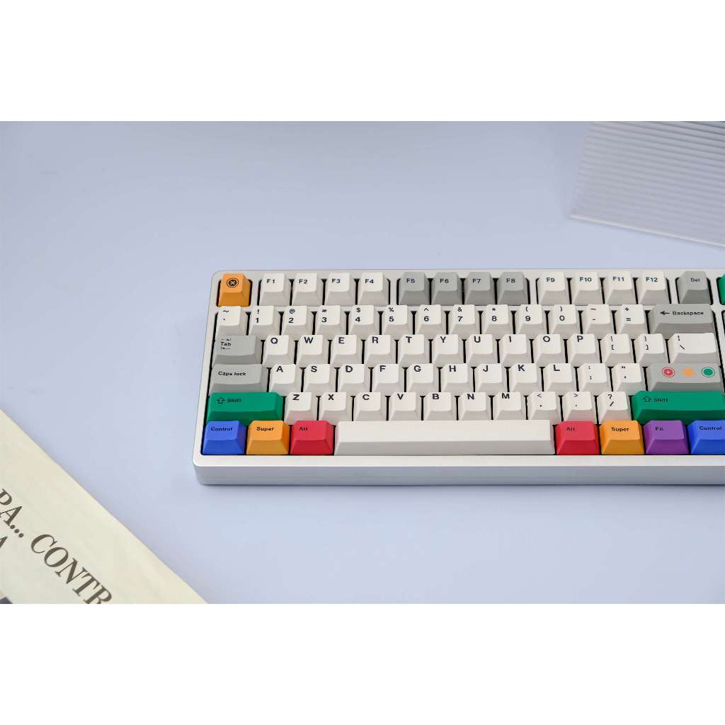GMK White Light Keycaps Set 129 Keys PBT Keyboard Cap Cherry Profile ...