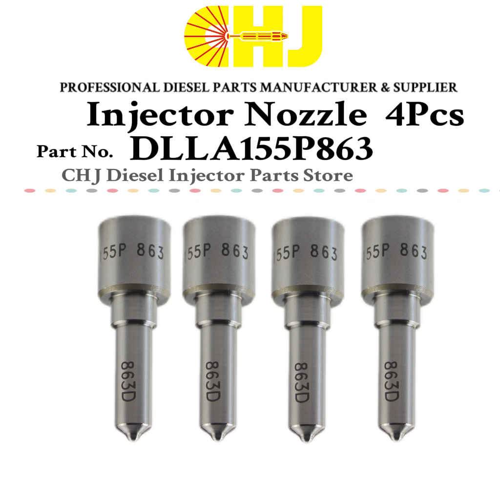 4Pcs Diesel Fuel Injector Nozzle Tips 093400-8630 DLLA155P863 DLLA 155 ...