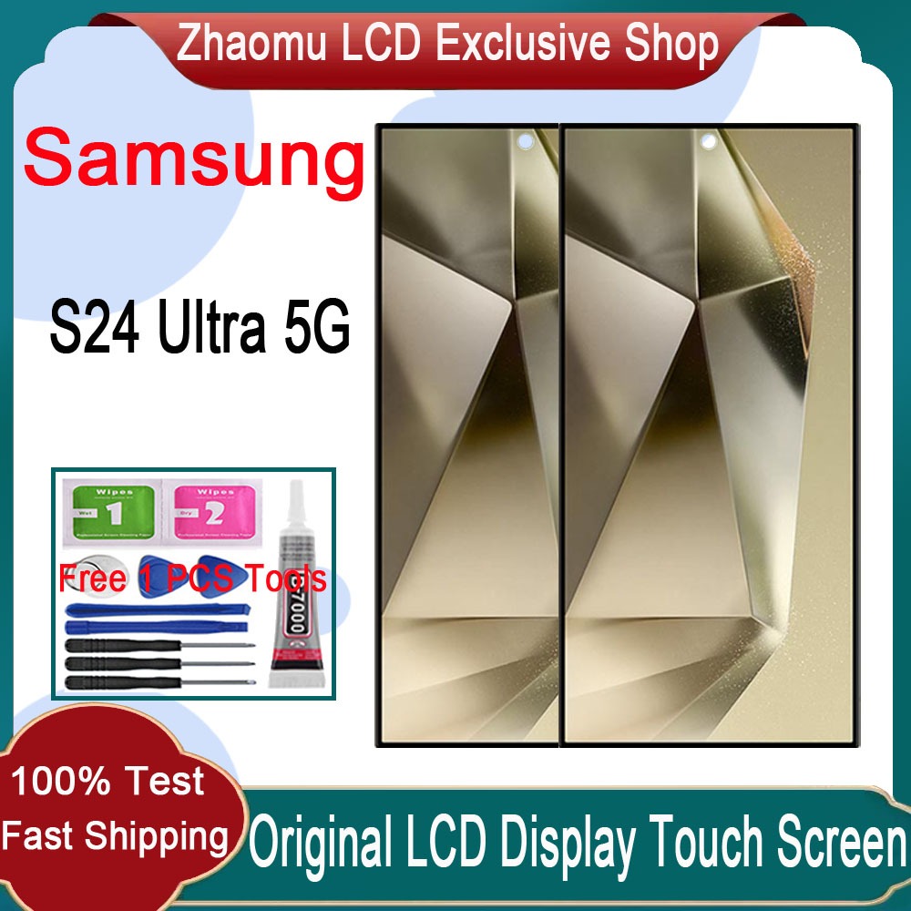 Original AMOLED Samsung Galaxy S24 Ultra 5G LCD Screen With Frame ...