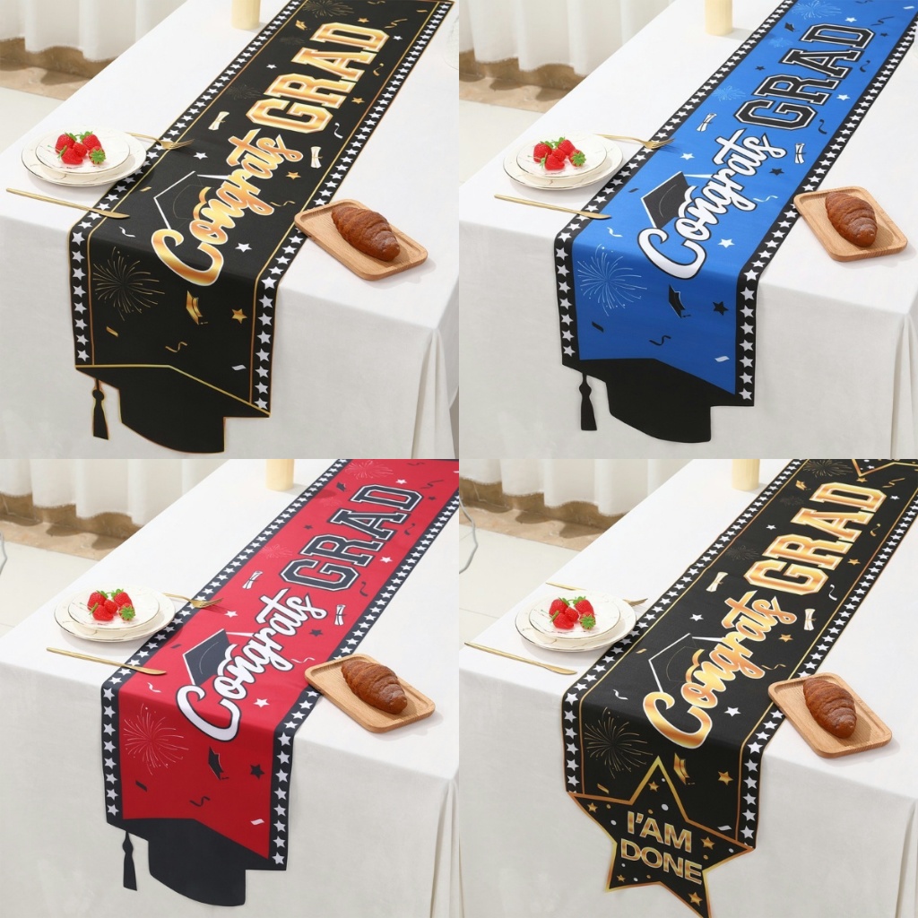1.8M Congrats Graduation Table Runner 6 Seater Congrats Grad Class of ...