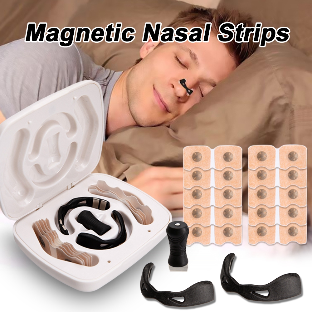 Magnetic Nasal Breathing Dilators Kits Nasal Dilator Boost Oxygen Intake Breathing Refill Nose ...