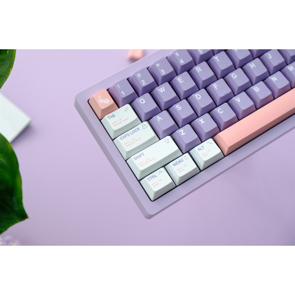 GMK Violet Keycaps Set 129 Keys PBT Keyboard Cap Cherry Profile GMK ...