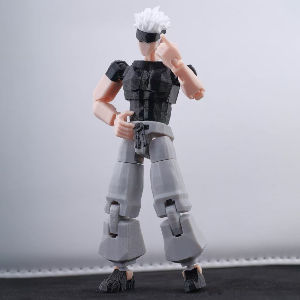 Gray Pants Gojo Gojo Movable Joint Movable Lucky 13 Dolls | Shopee Malaysia
