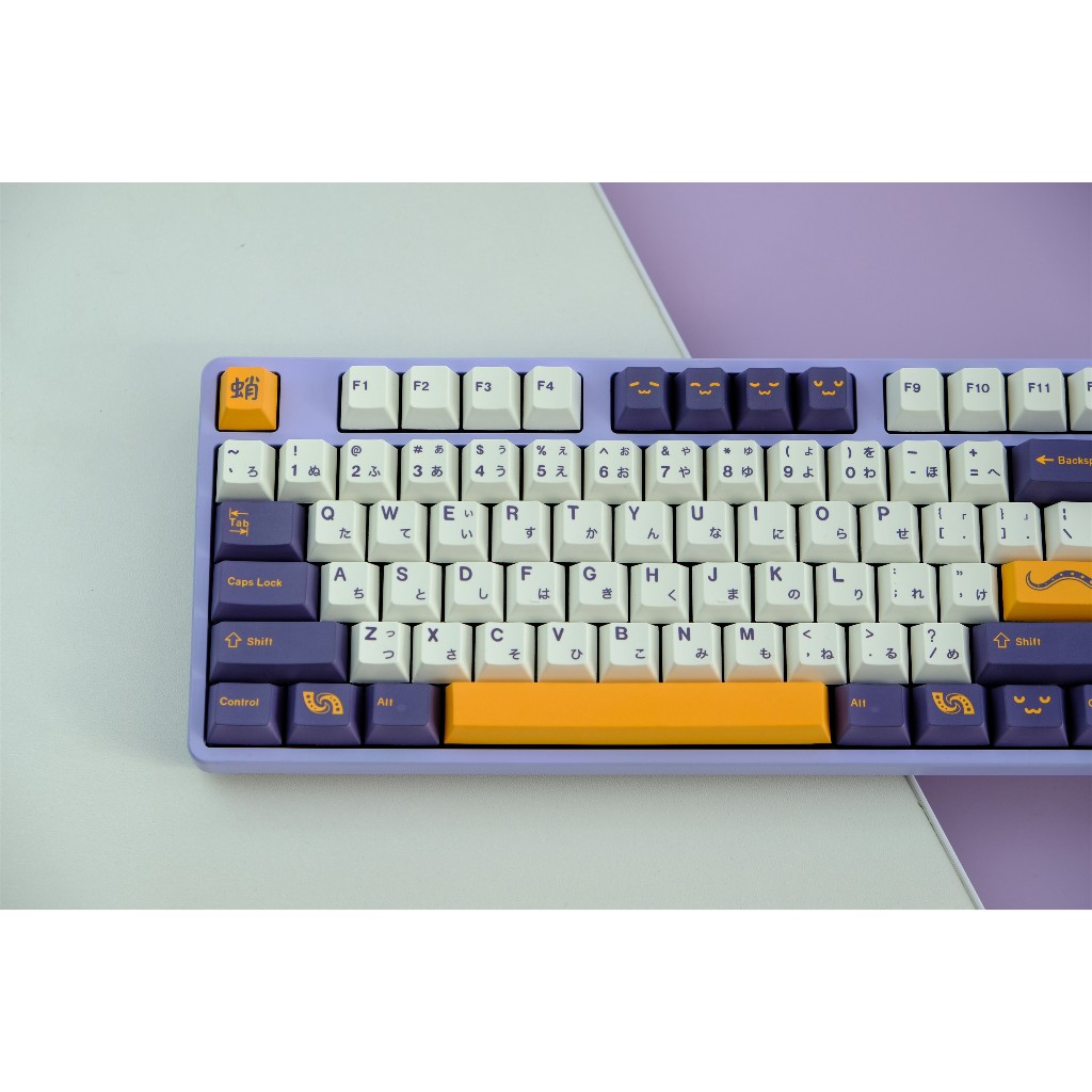 GMK Octopus Keycaps Set 129 Keys PBT Keyboard Cap Cherry Profile game ...
