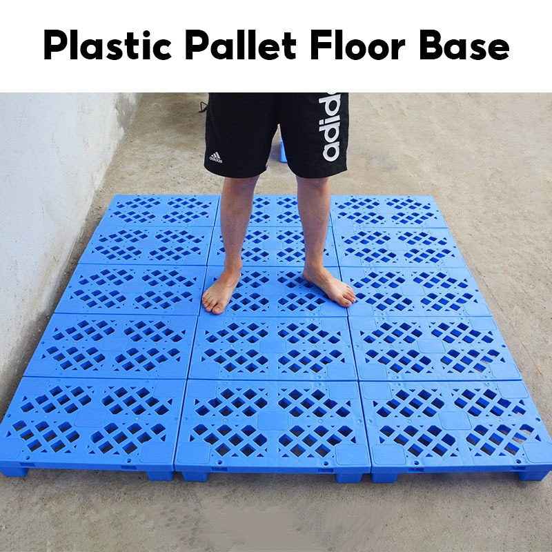 Flat Plastic Pallet Flooring floor pad moisture-proof board modular warehouse cargo pallet pet ...
