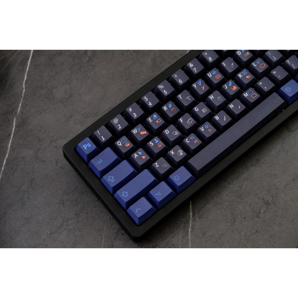 GMK PS Keycaps Set 129 Keys PBT Keyboard Cap Cherry Profile GMK game ...