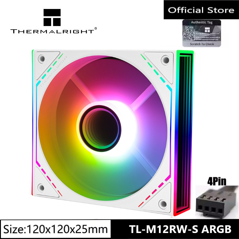 Thermalright TL-M12RW-S ARGB Reverse fan Case Fan 120mm with ARGB ...