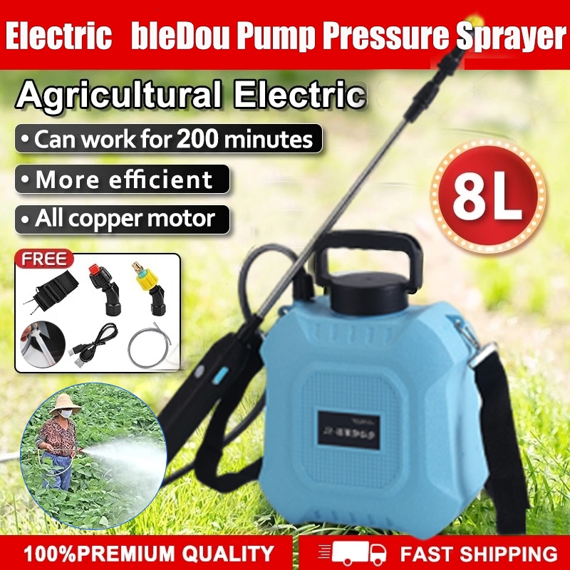 8L/5L Capacity Electric Garden Pressure Sprayer Garden Mist Sprayer ...